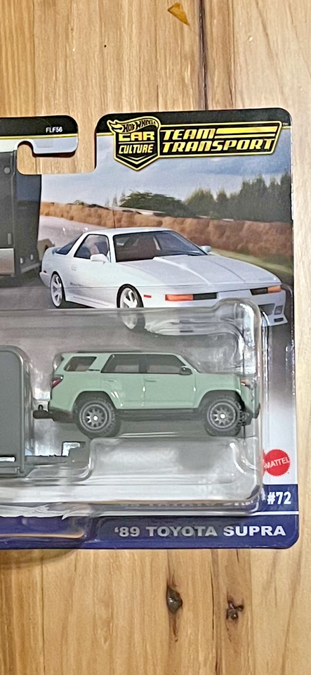 HOT WHEELS PREMIUM TEAM TRANSPORT '18 TOYOTA 4RUNNER + 89 TOYOTA SUPRA ...
