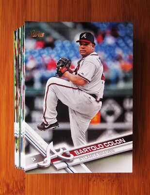 2017 Topps ATLANTA BRAVES Team Set w/ Update (28) Cards | eBay