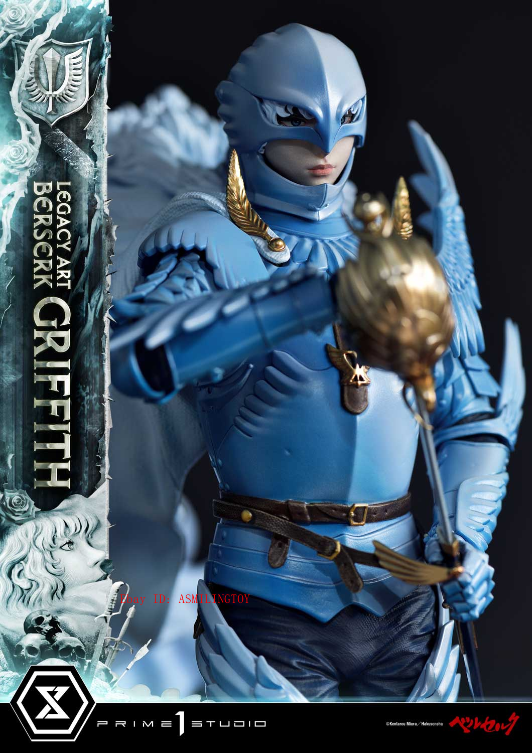 Prime 1 Studio LABR-02S Legacy Art Berserk Griffith Statue with Bonus ...