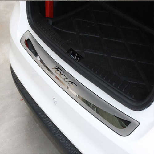 Car Rear Bumper Protector Trunk Sill Cover For Ford Focus Hatch 2012 ...