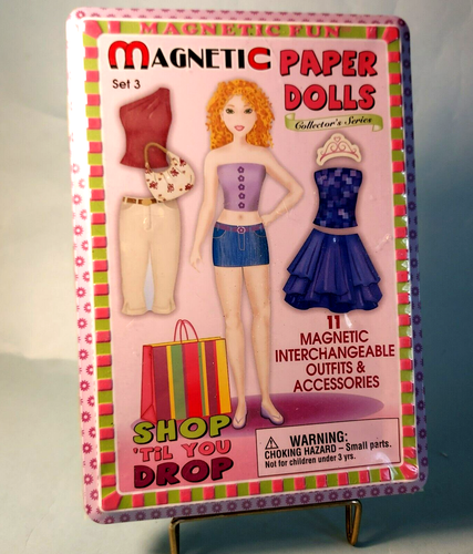 Magnetic Paper Dolls Collectors Series Set 3 Shop 'Til You Drop 40 ...