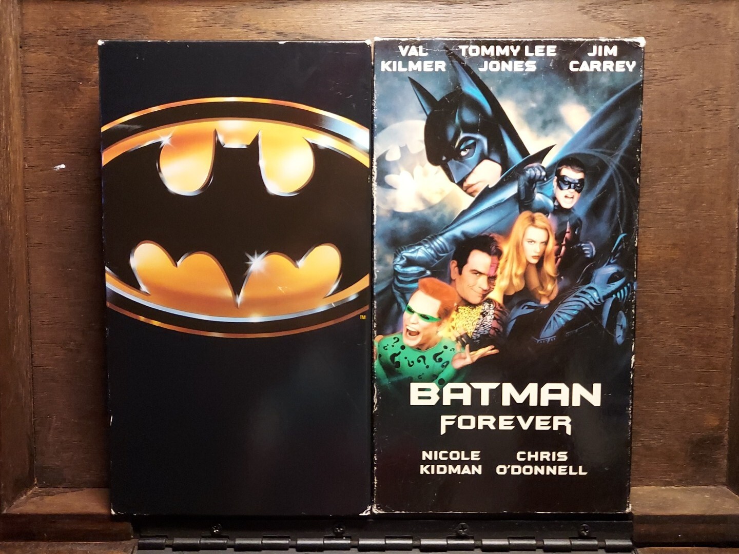 Batman VHS Tapes Lot Of 2 Batman and Batman Forever 80s 90s Movie ...