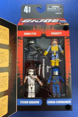 GI JOE MINIMATES SERIES 1 BOX SET FCBD SNAKE EYES STORM SHADOW COBRA ...
