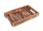 Decorative Wooden Serving Rectangular Tray Great for Food and Drink ...