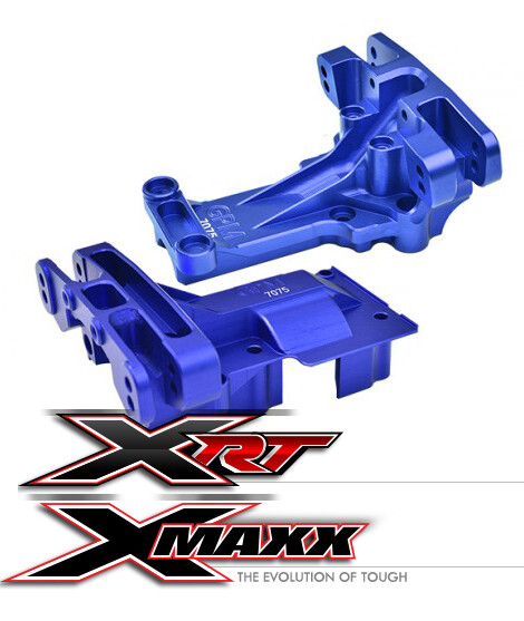 ALU 7075 FRONT & REAR UPPER BULKHEAD 7720 1/6 For TRAXXAS XRT 8S 1/5 X ...
