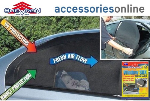 Shevron WINDOW SOX car sun shades socks suits AUDI Q5 / SQ5 [FY] suv 2/ ...