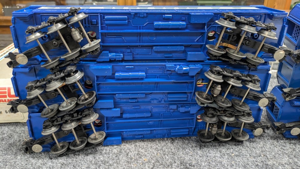 Lionel MPC Era Blue Comet Passenger Car Set 9536 9538 9537 9539 9540 | eBay