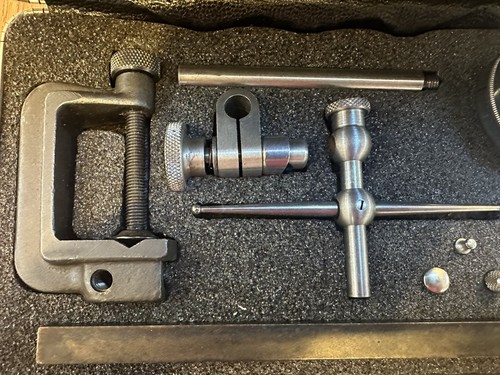 Vintage L. S. Starrett Dial Test Indicator 196A With Attachments In ...