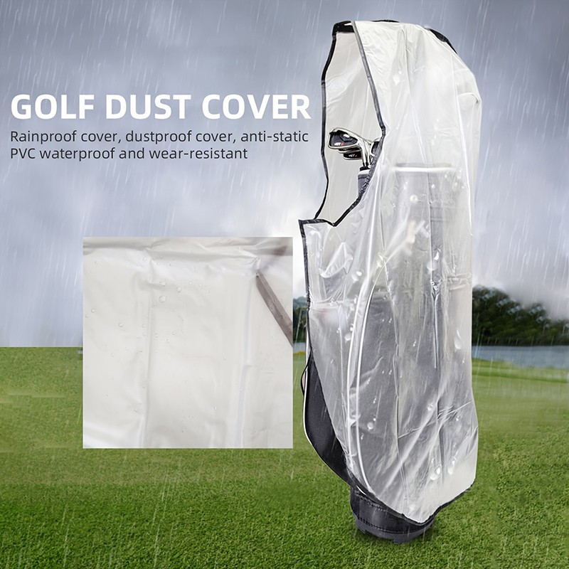 Golf Bag Rain Cover Waterproof Cover Dust Cover Golf Bag Cover Outdoor ...