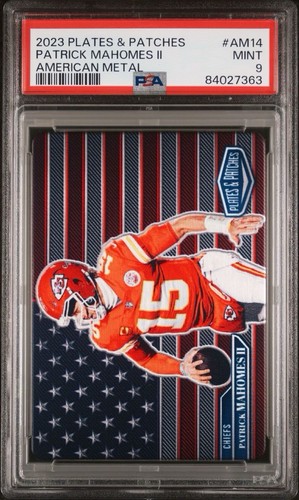 2023 Plates & Patches Patrick Mahomes American Metal #AM-14 Case Hit | eBay
