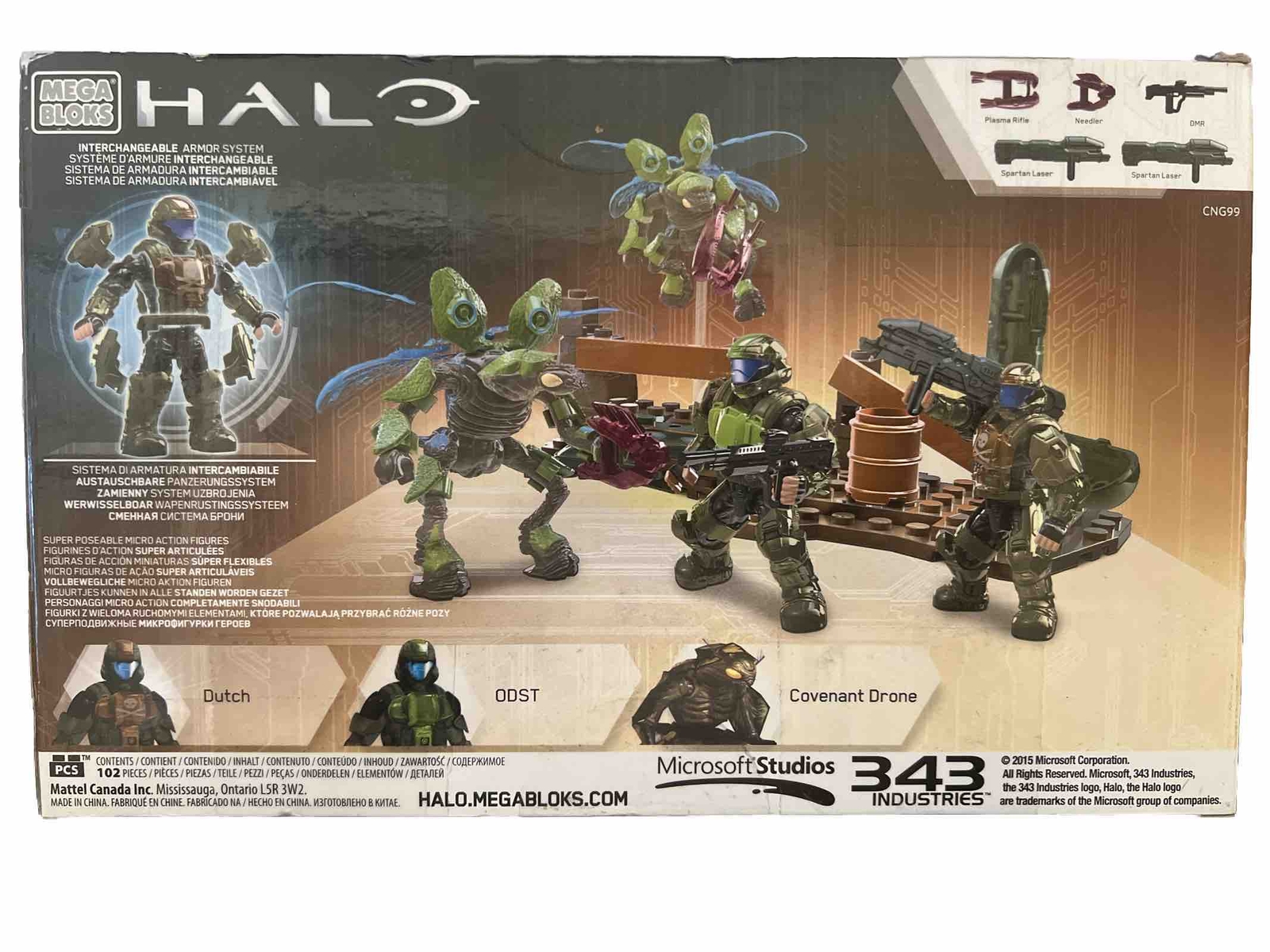 Mega Bloks Construx HALO UNSC ODST Troop Pack Building Set DUTCH ...