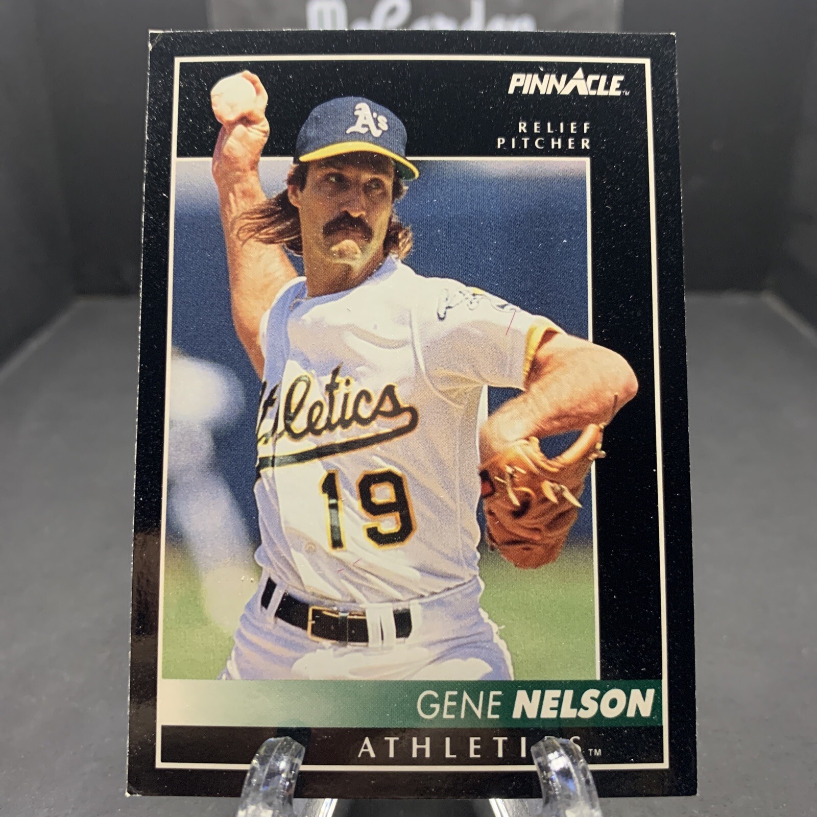 1992 Pinnacle Gene Nelson #443 Oakland Athletics | eBay