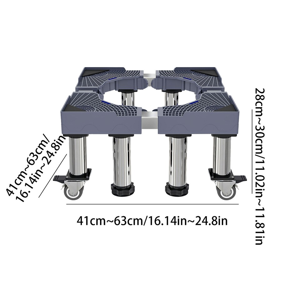 Stainless Steel Washer Pedestal Dryer Stand Pedestal Washing Machine ...