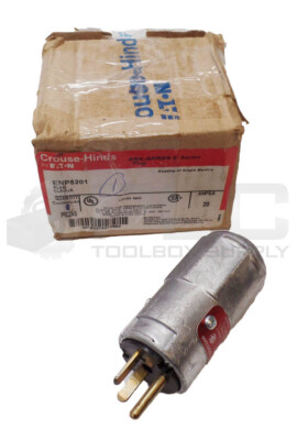 NEW CROUSE HINDS ENP5201 HAZARDOUS LOCATION PLUG 20A 125VAC | eBay