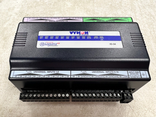 👀 NIAGARA AX VYKON TRIDIUM 34 POINT I/O EXPANSION MODULE 24 VOLT AC/DC ...