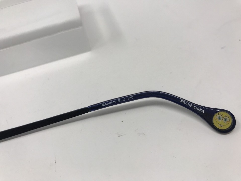 NICKELODEON EYEGLASSES SPONGEBOB SQUAREPANTS MANATEE BLUE FLEX E412 | eBay