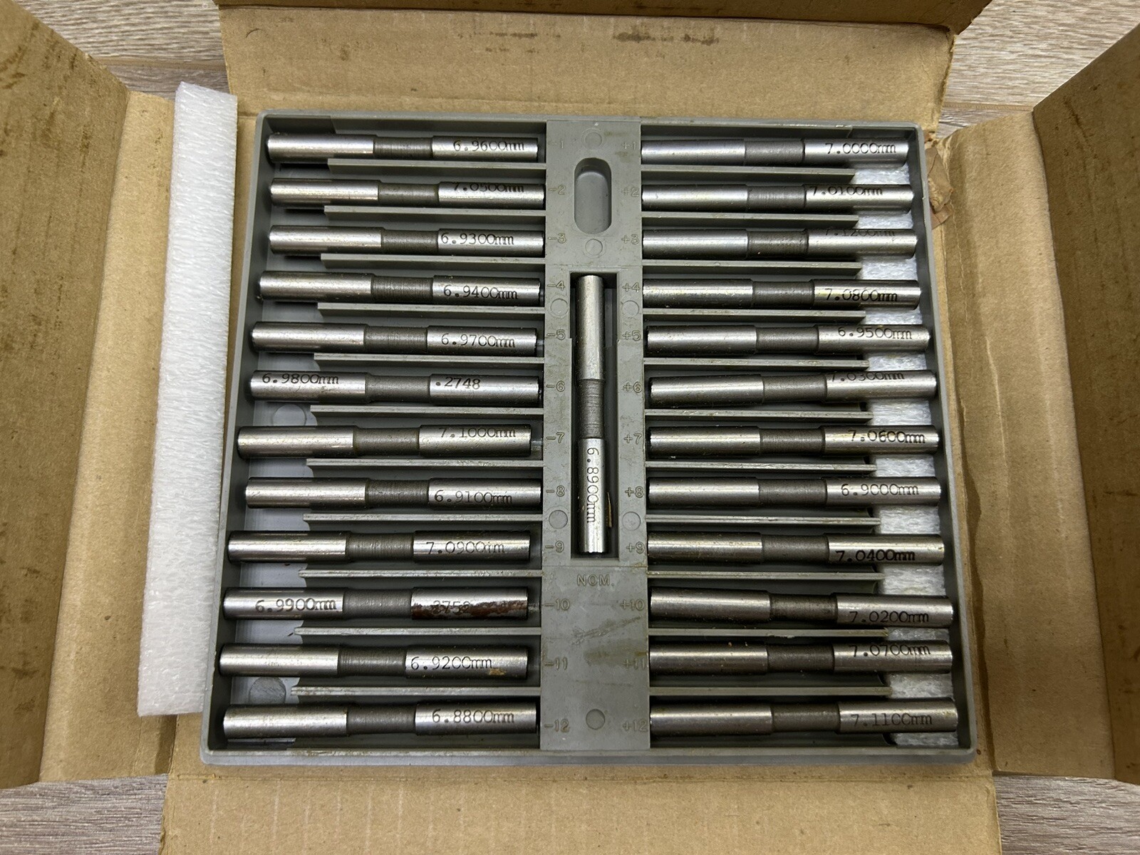 SET OF DELTRONIC TENTH PIN PLUG GAUGES 15/64" .2332 - .2356 IN | eBay