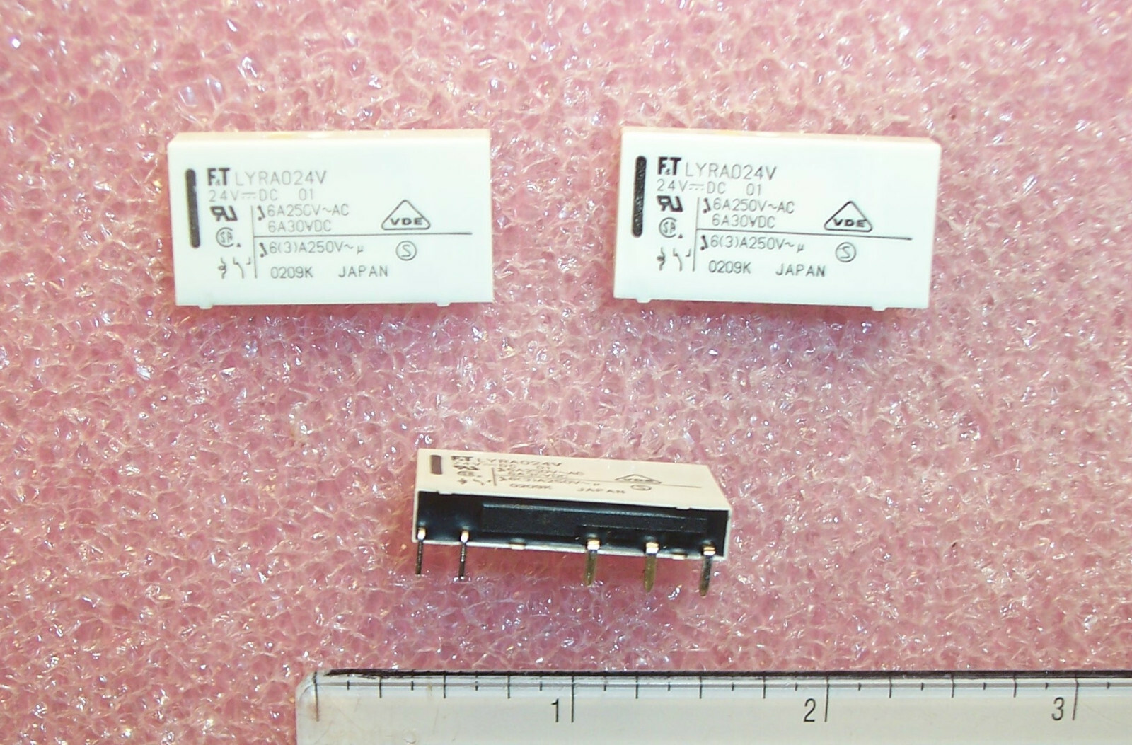 QTY (5) FTR-LYRA024V FUJITSU 24V 6A SLIM LINE RELAYS | eBay