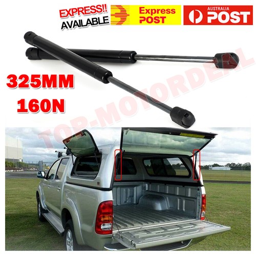 2x Gas Strut suit ARB Canopy REAR window 325mm long 160N 1921VR for ...