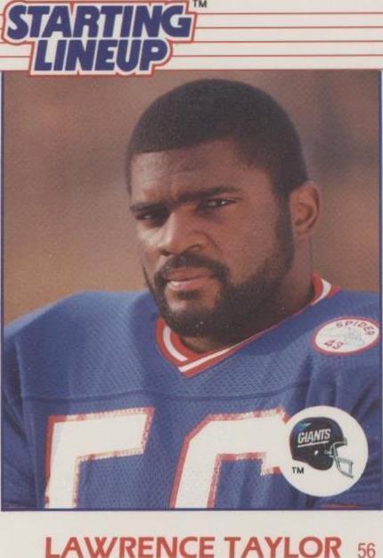 1988 Kenner Starting Lineup Cards - Lawrence Taylor for sale online | eBay