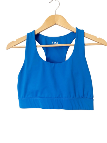 Vici Sport Bright Blue Flex Racerback Sports Bra Size XL | eBay