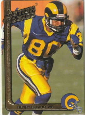 FREE SHIPPING-MINT-1991 Action Packed #132 Henry Ellard St. Louis Rams ...