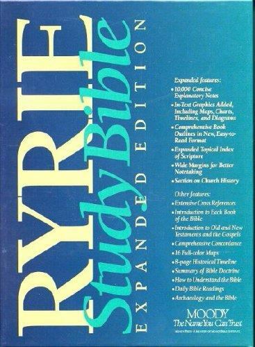 Ryrie Study Bibles Ser.: The Ryrie Study Bible by Charles C. Ryrie ...