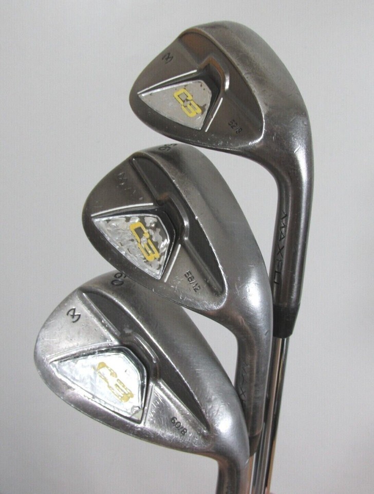 MAXFLI WEDGE SET C3 52 56 60 TRUE TEMPER STEEL SHAFTS | eBay