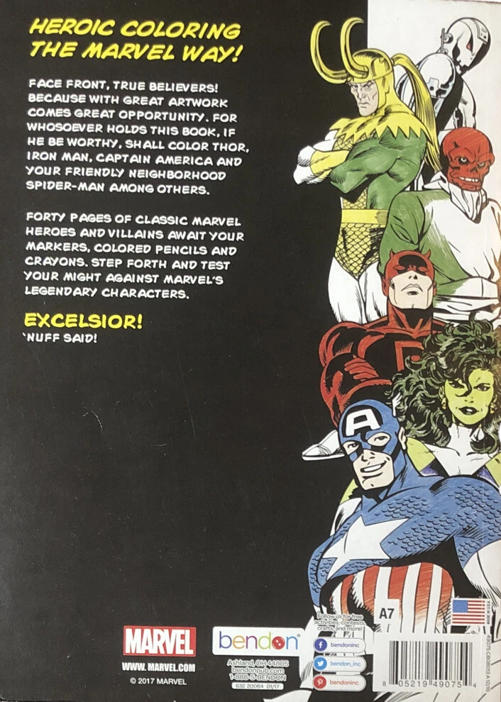 Marvel Comic Coloring Pages