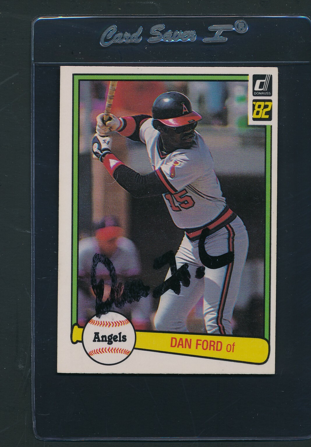1982 Donruss #468 Dan Ford Angels Signed Auto *E1388 | eBay