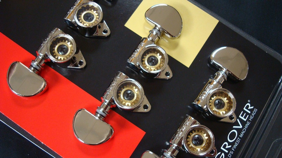 Grover 102SVN “Skeleton View” Rotomatic Tuners 3 +3 Nickel Finish | eBay