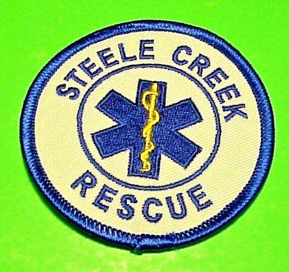 STEEL CREEK RESCUE NORTH CAROLINA NC EMS/AMBULANCE 3" PATCH FREE ...