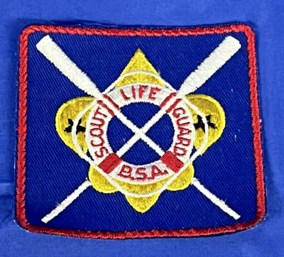 Vintage 1960's BSA Boy Scouts of America SCOUT LIFE GUARD Patch/Badge ...