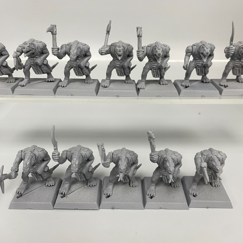 Uomo Rettile Saurus Warriors X 12 Warhammer The Old World Seraphon ...