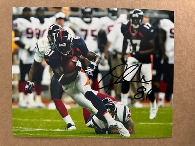 Charlie Adams signed DENVER BRONCOS 8 X 10 Photo | eBay