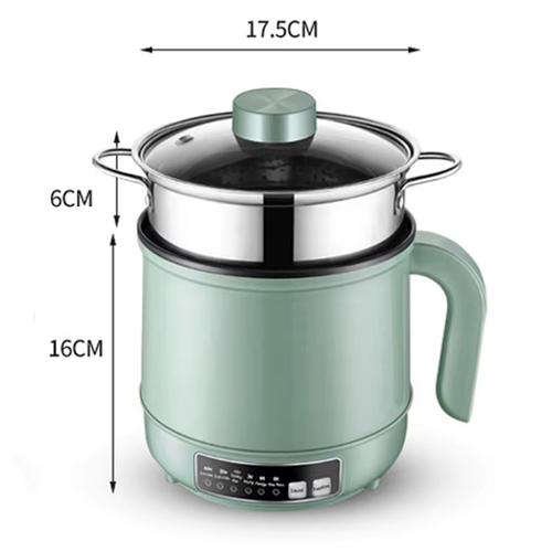 Mini Multifunction Electric Cooking Machine 1.7L Single/Double Layer ...