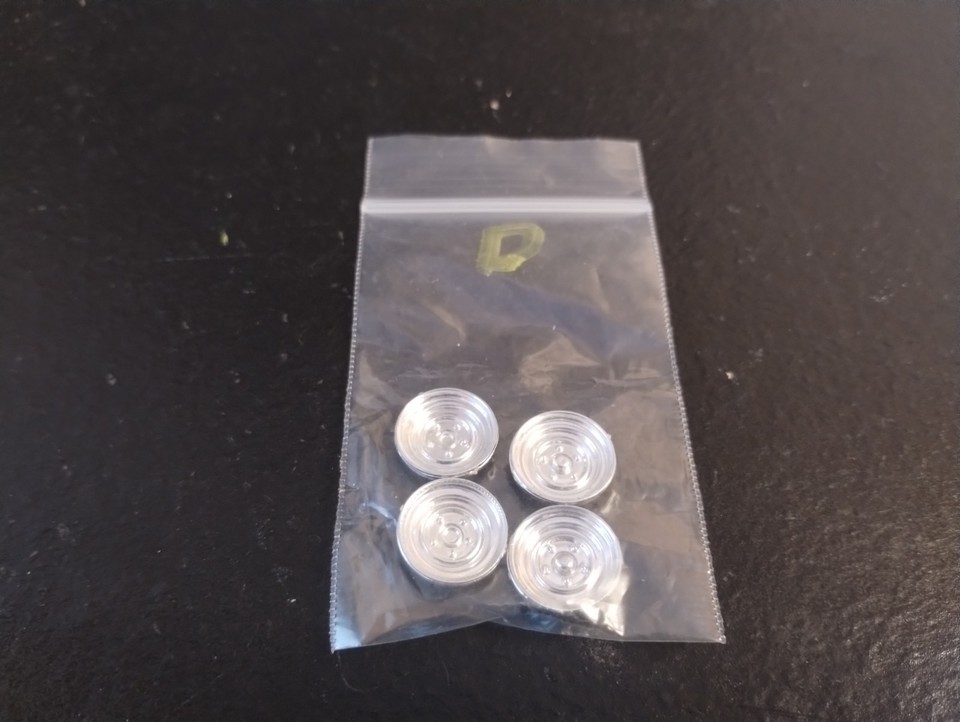 1/25 Model Car amt revell Mpc Chrome Reverse Mag Wheels Rims Set #d | eBay