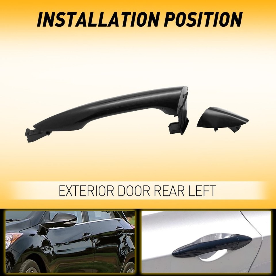 826513X000 Door Handle Rear Left Side 2011-2016 Fit Hyundai Elantra ...