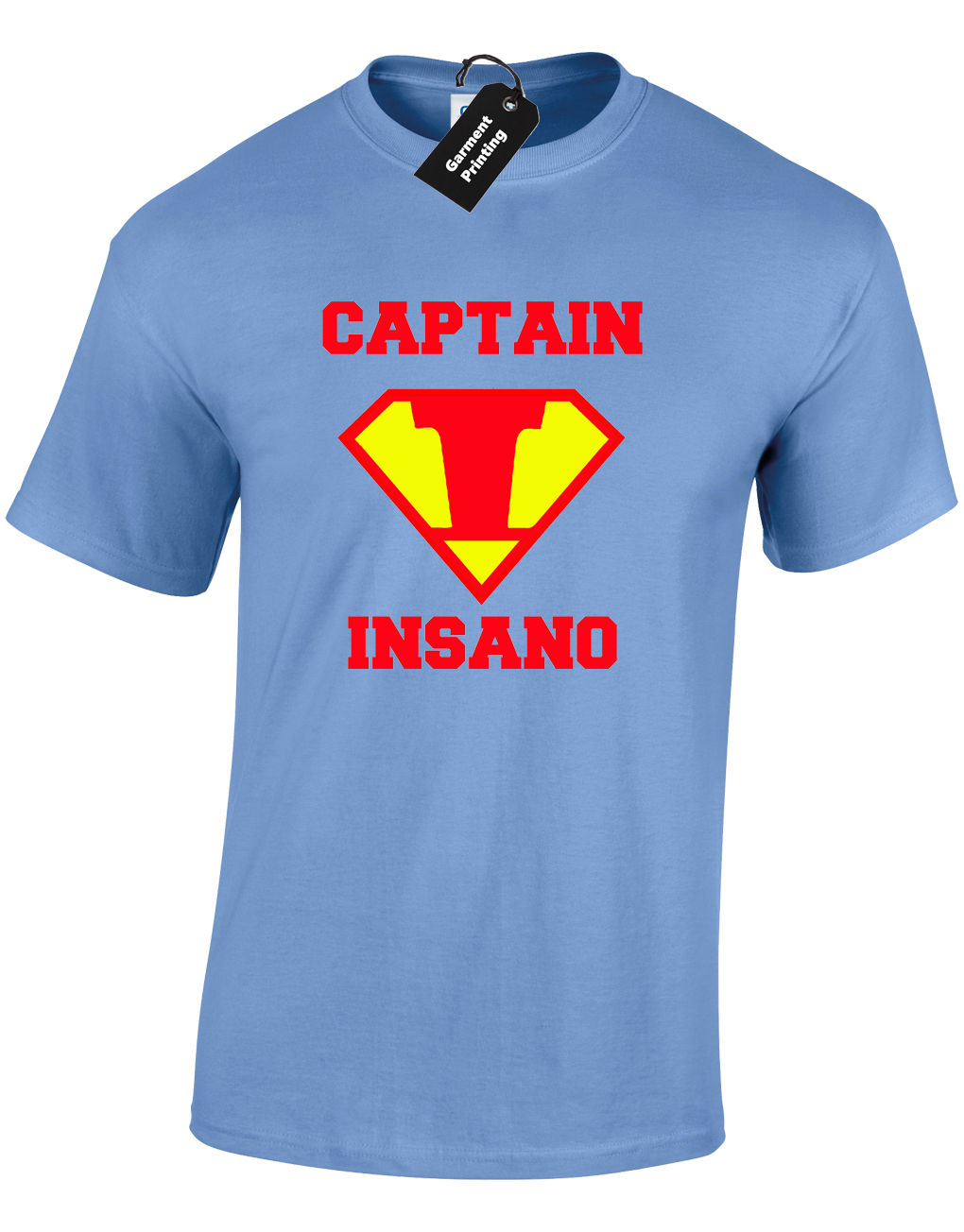 CAPTAIN INSANO MENS T-SHIRT FUNNY WATERBOY BOBBY BOUCHER RETRO CLASSIC ...