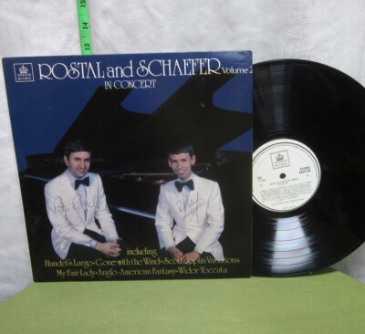 PETER ROSTAL & PAUL SCHAEFER record album In Concert V2 vinyl 1977 ...