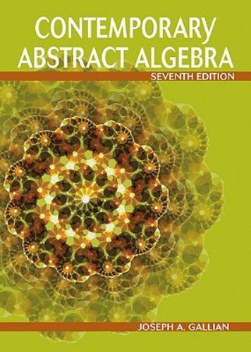 Contemporary Abstract Algebra by Joseph Gallian (2009, Hardcover) for ...