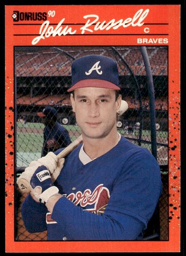 1990 Donruss Baseball Card John Russell Atlanta Braves #458 | eBay