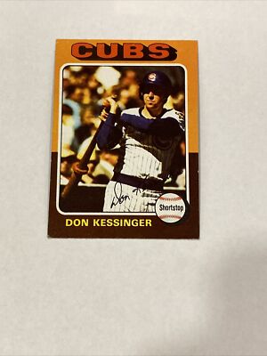 1975 TOPPS "DON KESSINGER" CHICAGO CUBS #315 | eBay
