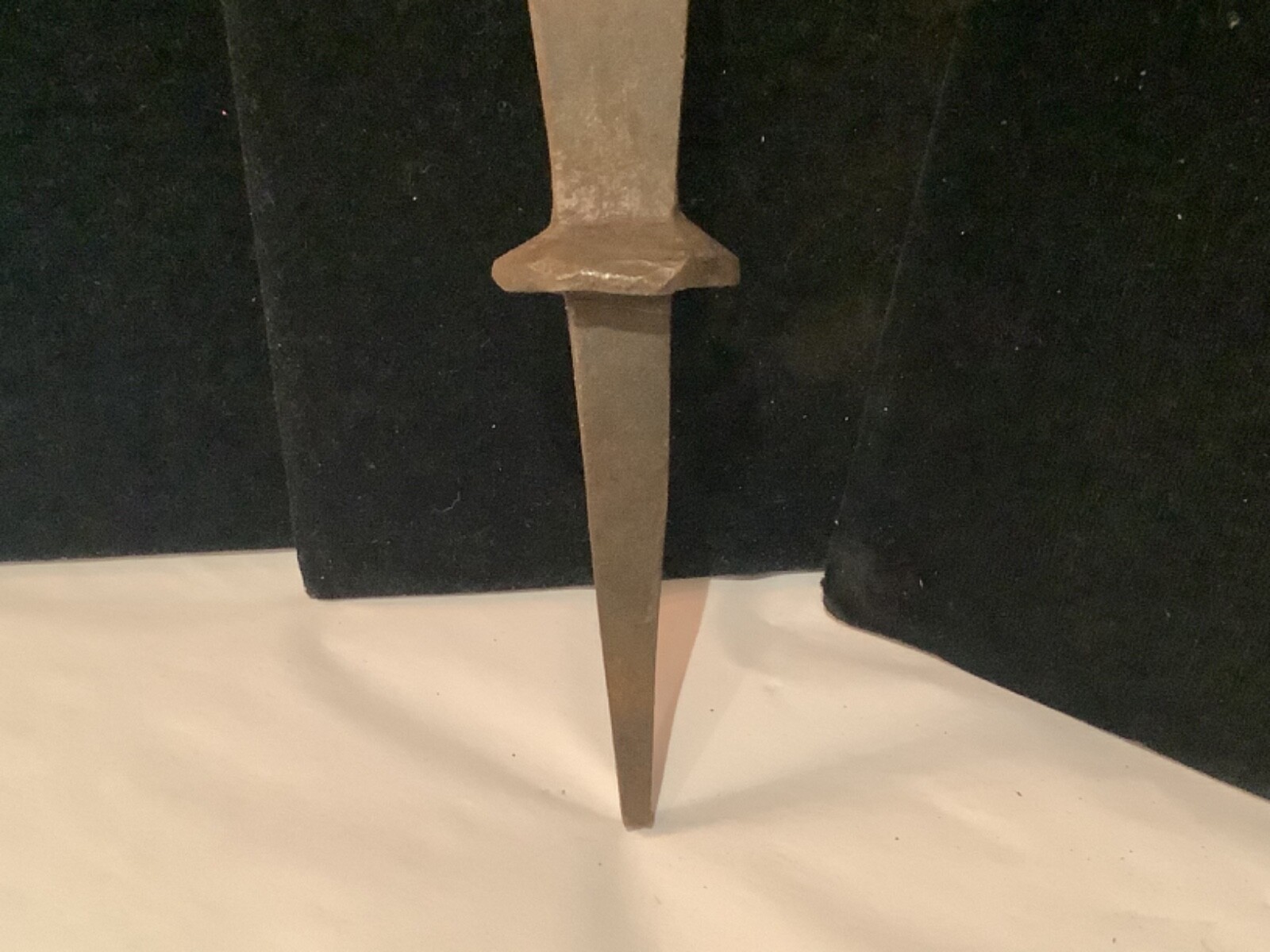 RARE VINTAGE VERY UNIQUE SIGNED BLACKSMITH ANVIL TOOL MUST SEE NO RES ...