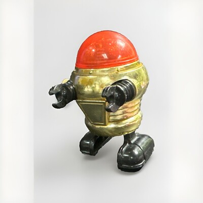 Vintage 1977 Tomy Walking Wind Up Robot Rascal Red Head Toy Figure Not ...