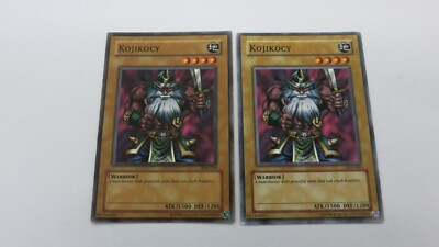 2x KOJIKOCY MONSTER UNLIMITED EDITION SDK-009 COMMON YUGIOH LP - NM #1 ...