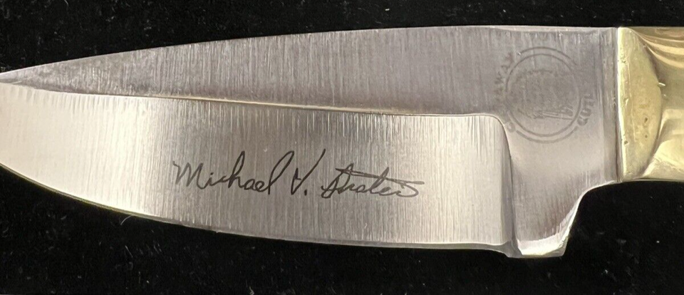 Michael Prater Golden Sapphirew Bowie Knife CW-9151MP/HG | eBay