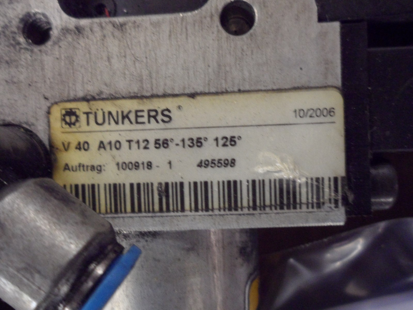 Tunkers V40ZA10T12 Pneumatic Cylinder | eBay