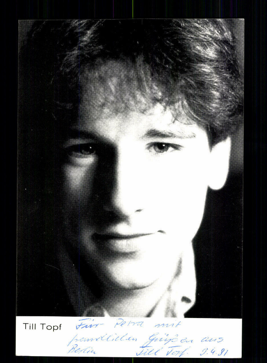 Till Topf Autogrammkarte Original Signiert # BC 142587 | eBay.de