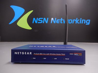 Netgear ProSafe WGL102 802.11g Light Wireless Access Point | eBay